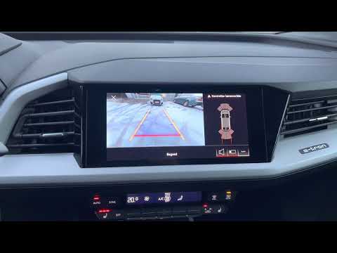 2022 Audi Q4 E-Tron Sportback retrofitted with original rearview camera