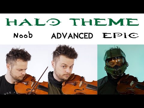 5 Levels of Halo Theme: Noob to Epic