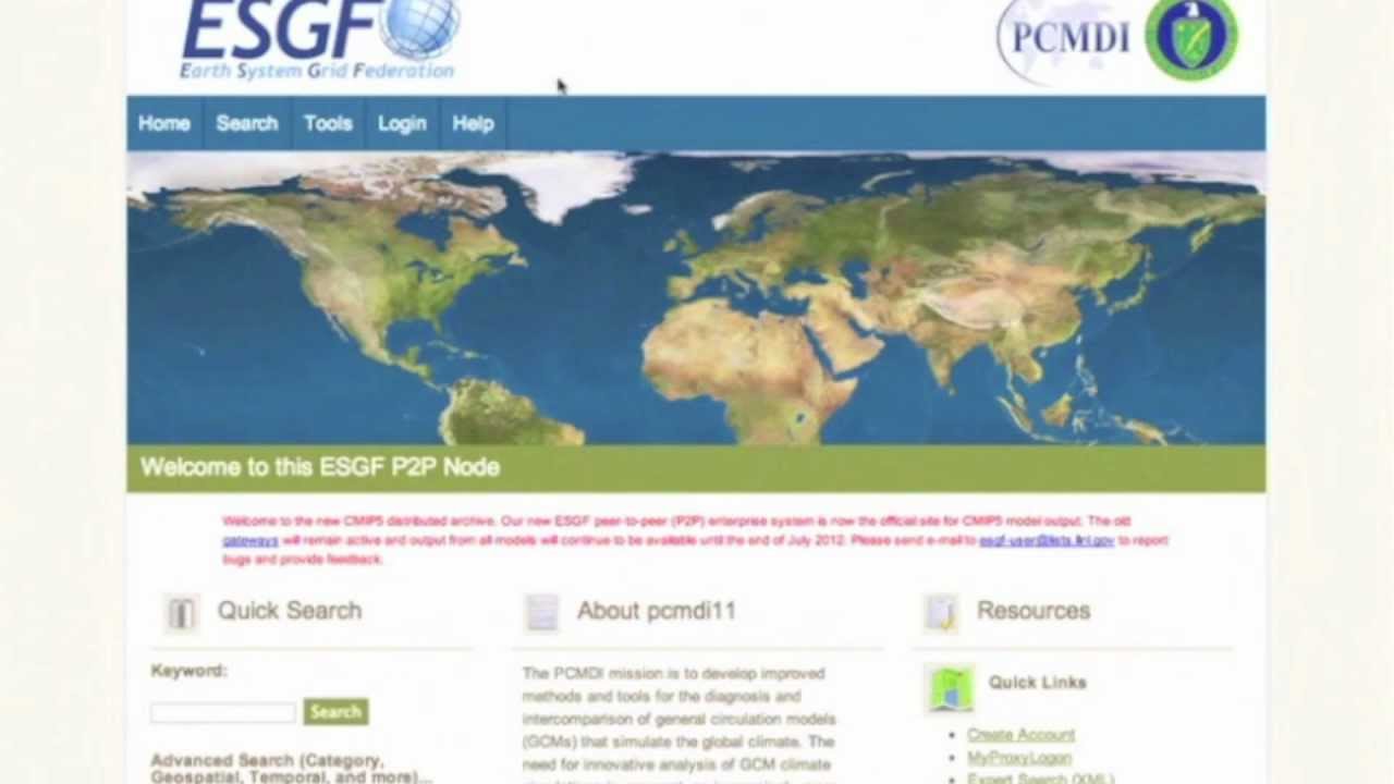 Video #1 ESGF Overview - YouTube