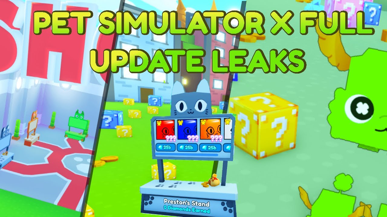 Pet Simulator X Full Update Leaks - YouTube