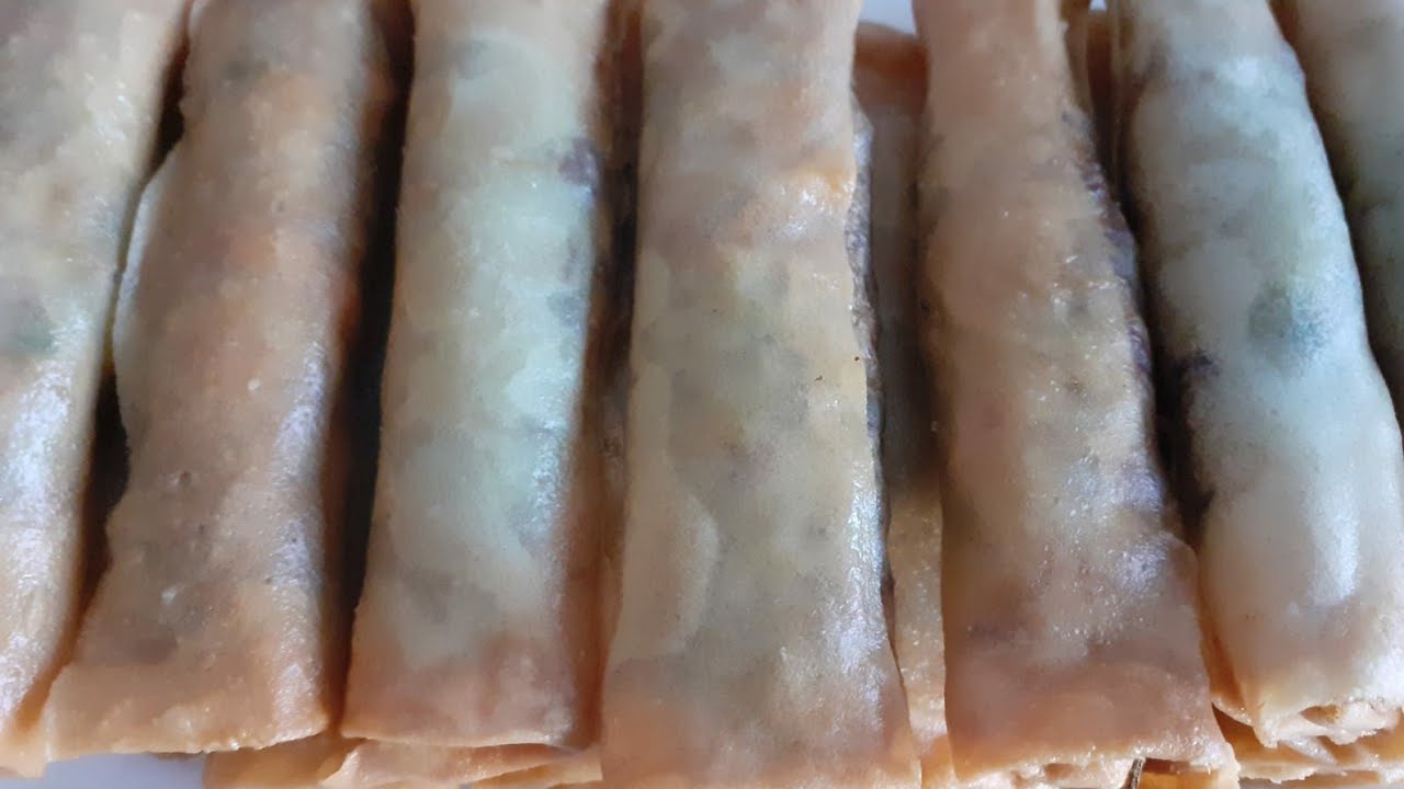 Spring rolls recipe.Lumpia. - YouTube