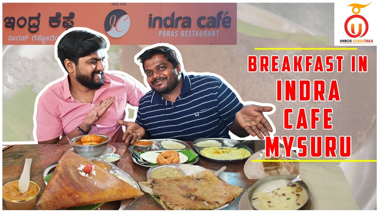 Indra Cafe Paras | Breakfast in Mysuru | Best Badam Halwa | Kannada ...