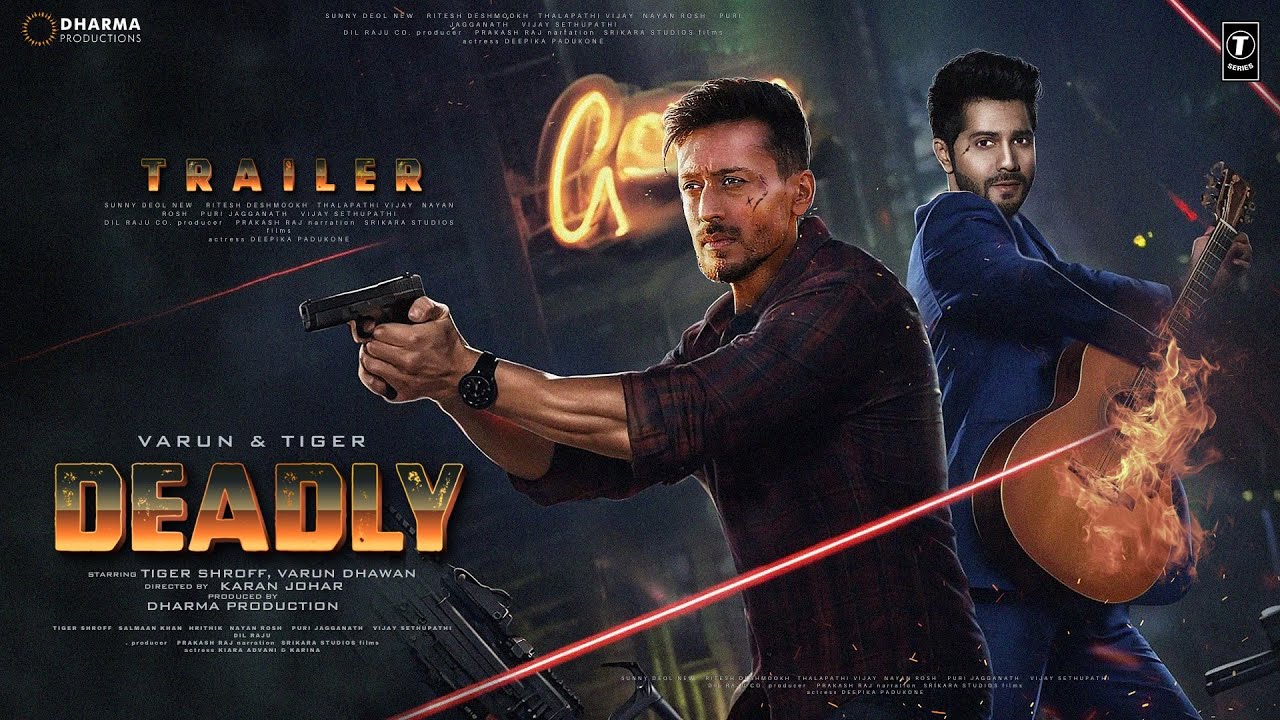 DEADLY - Teaser Trailer | Varun Dhawan vs Tiger Shroff | Jahnvi Kapoor ...