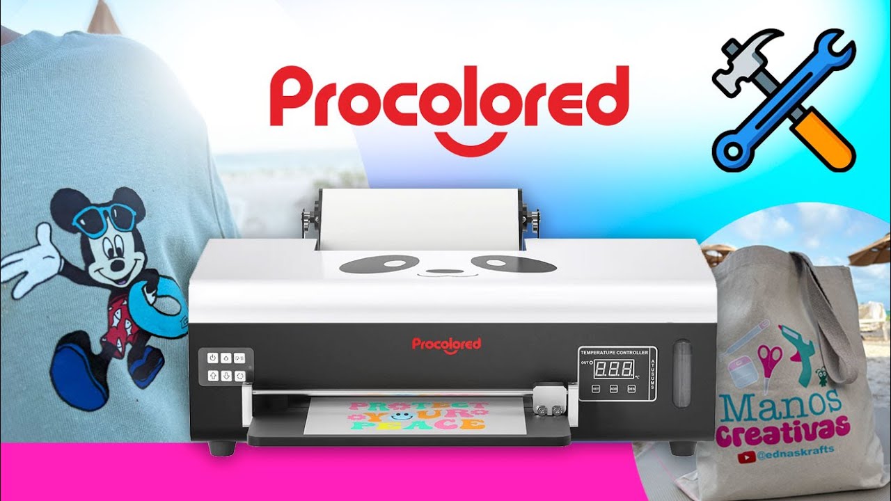 Impresora DTF Guía principiantes: Impresiones con Procolored F8 #DTF ...