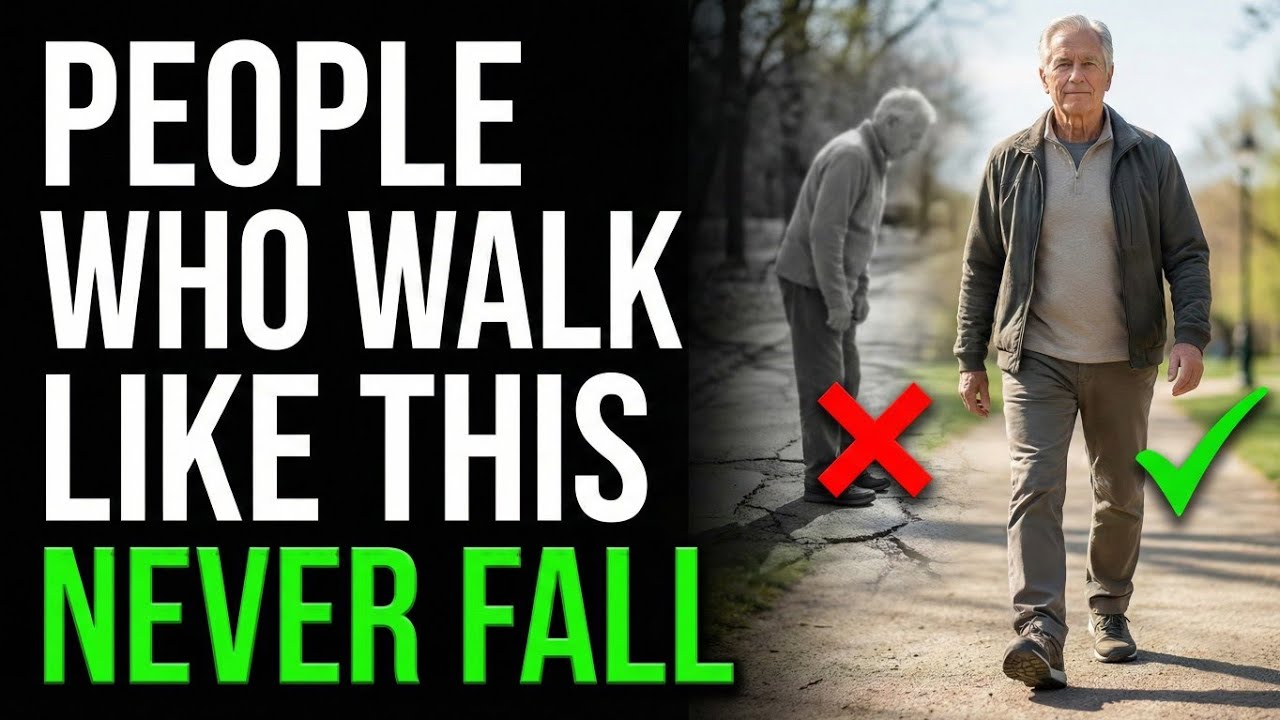 Older People Who Walk Like This Never Fall Walking Tricks That Prevent ...