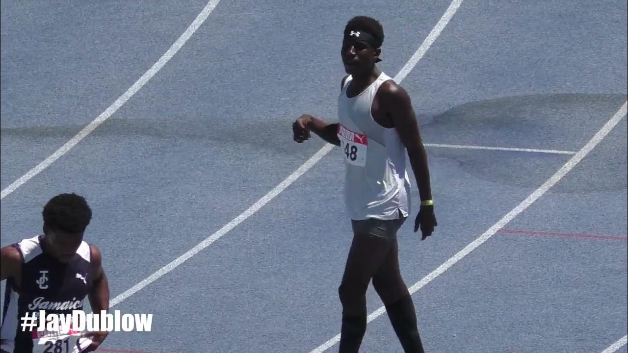 Johan-Ramaldo Smythe | Tyreek Robinson | Boys 200m U17 PRELIMS | Jamaica Carifta Trials 2023 ...