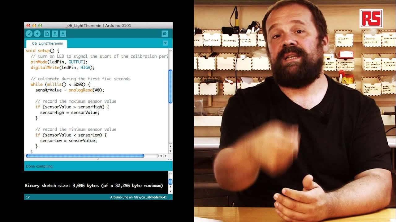 Everything Arduino Starter Kit Tutorial 04: Light Theremin - YouTube