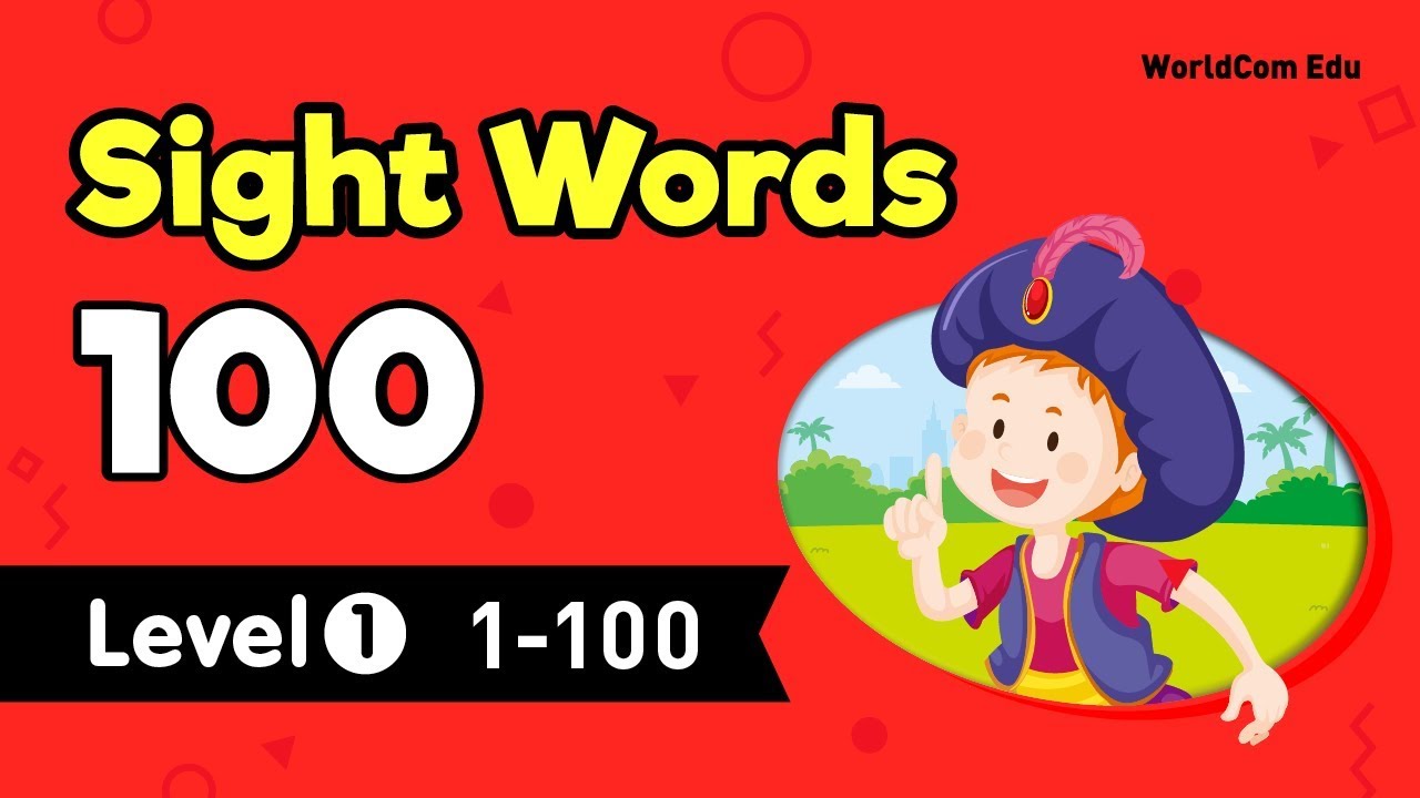 Sight Words 100 LEVEL.1 Full | 01.a ~ 100.your (ver.0516) | 사이트워드 ...