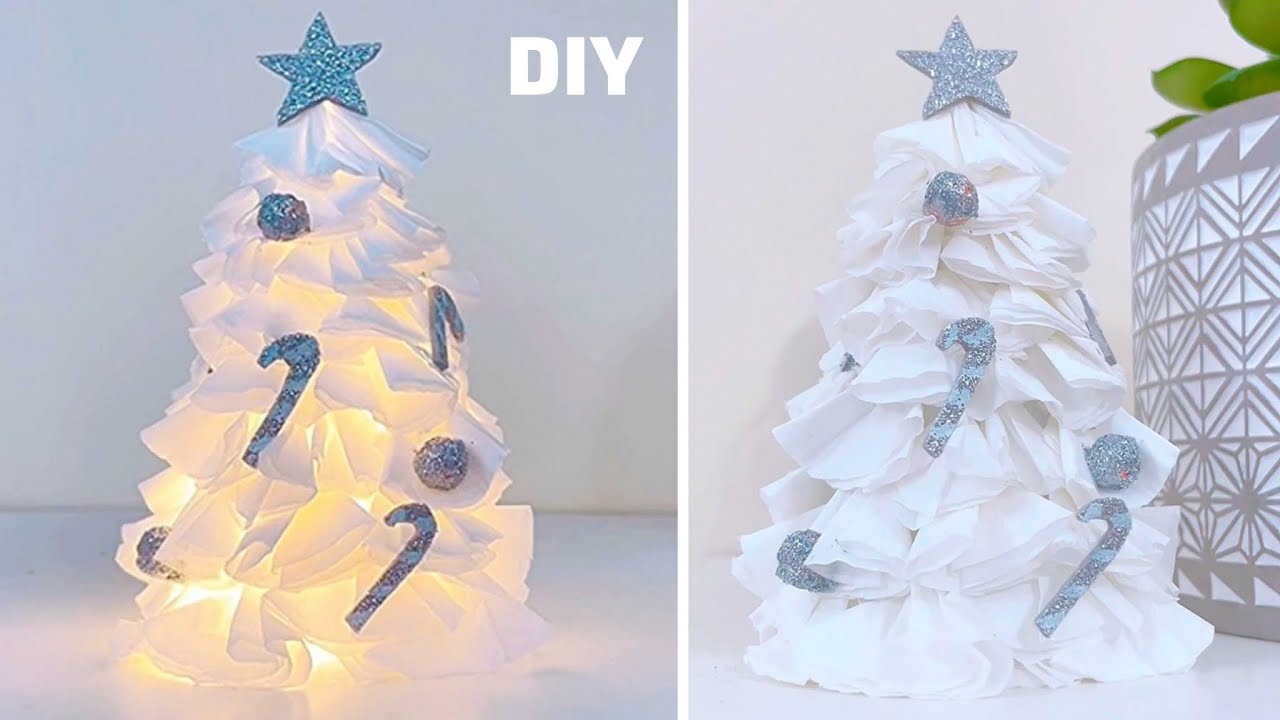 DIY christmas tree / Christmas crafts / diy fir tree / paper craft ...