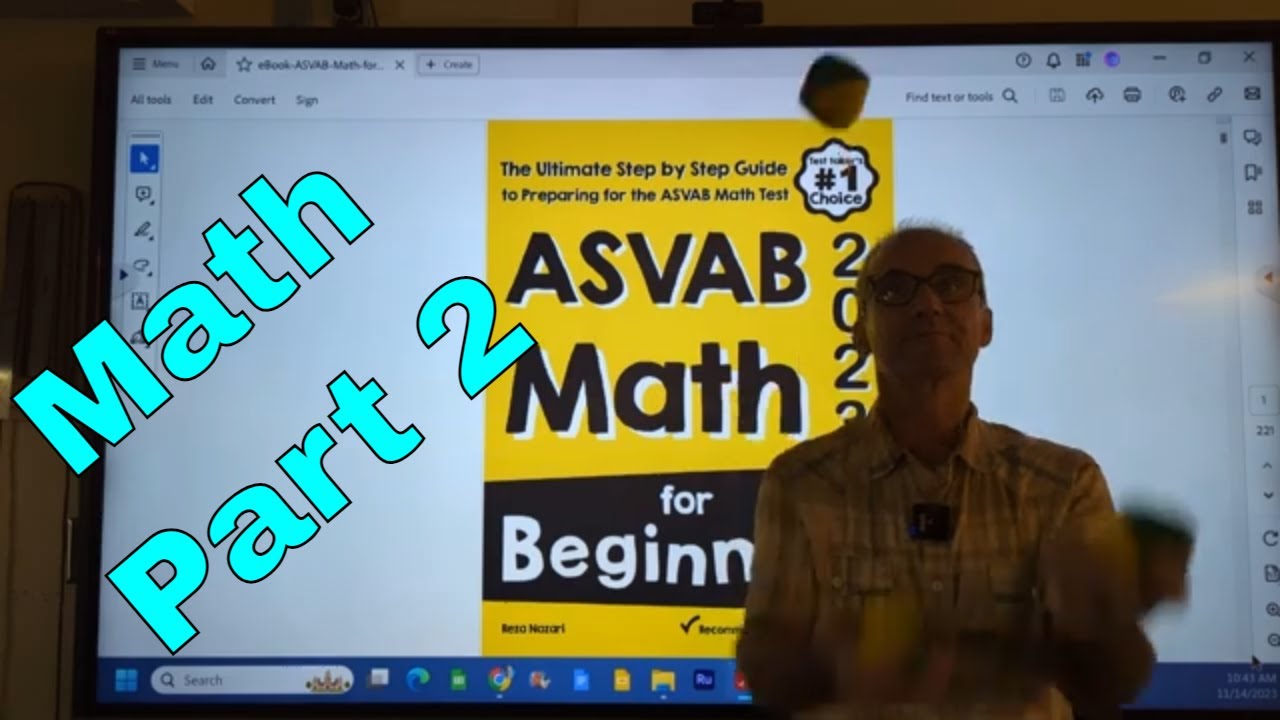 Part 2: ASVAB 2023 Mathematical Knowledge Practice Test - YouTube