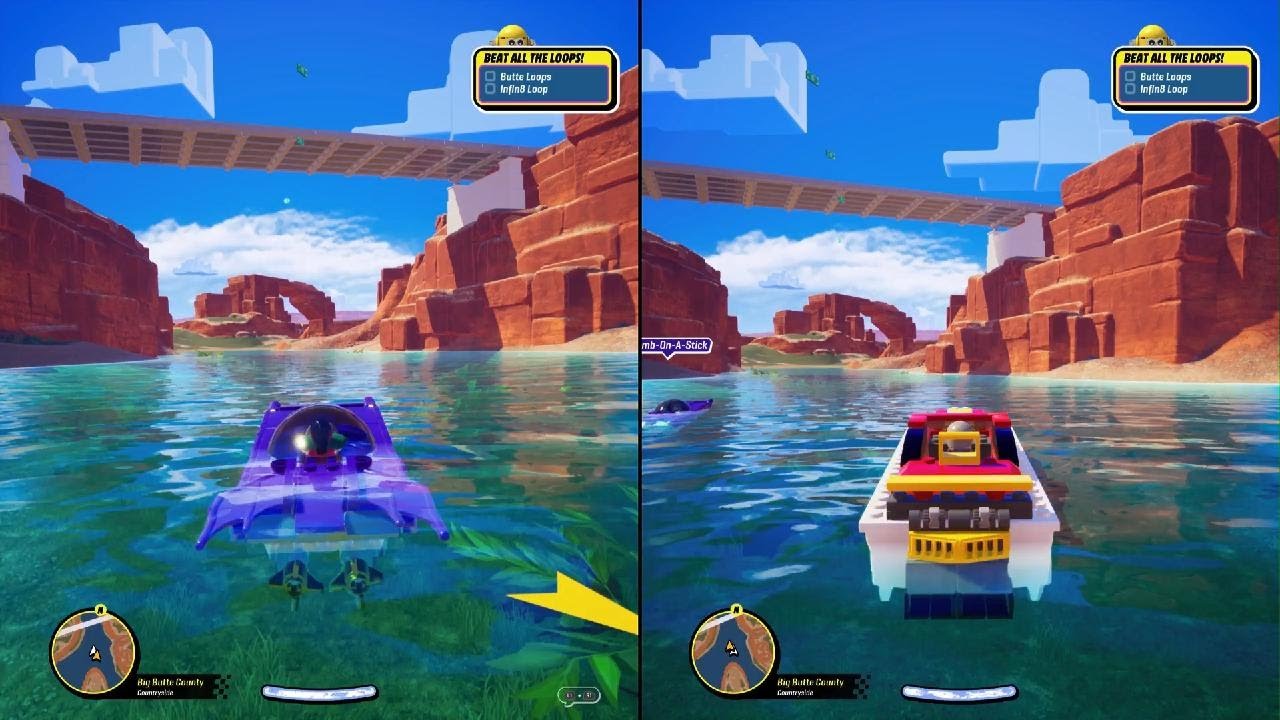 LEGO 2K Drive_split screen - YouTube