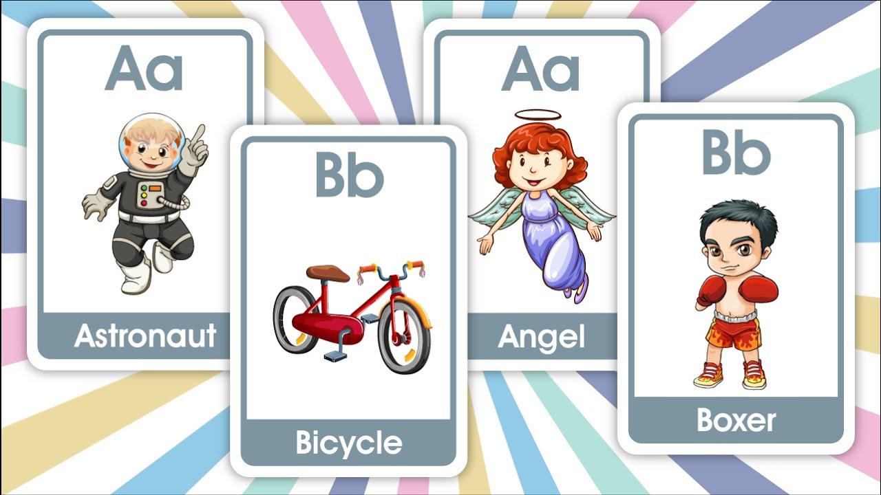 ABC Alphabet Video Chart - Learning The Letters and English Vocabulary ...