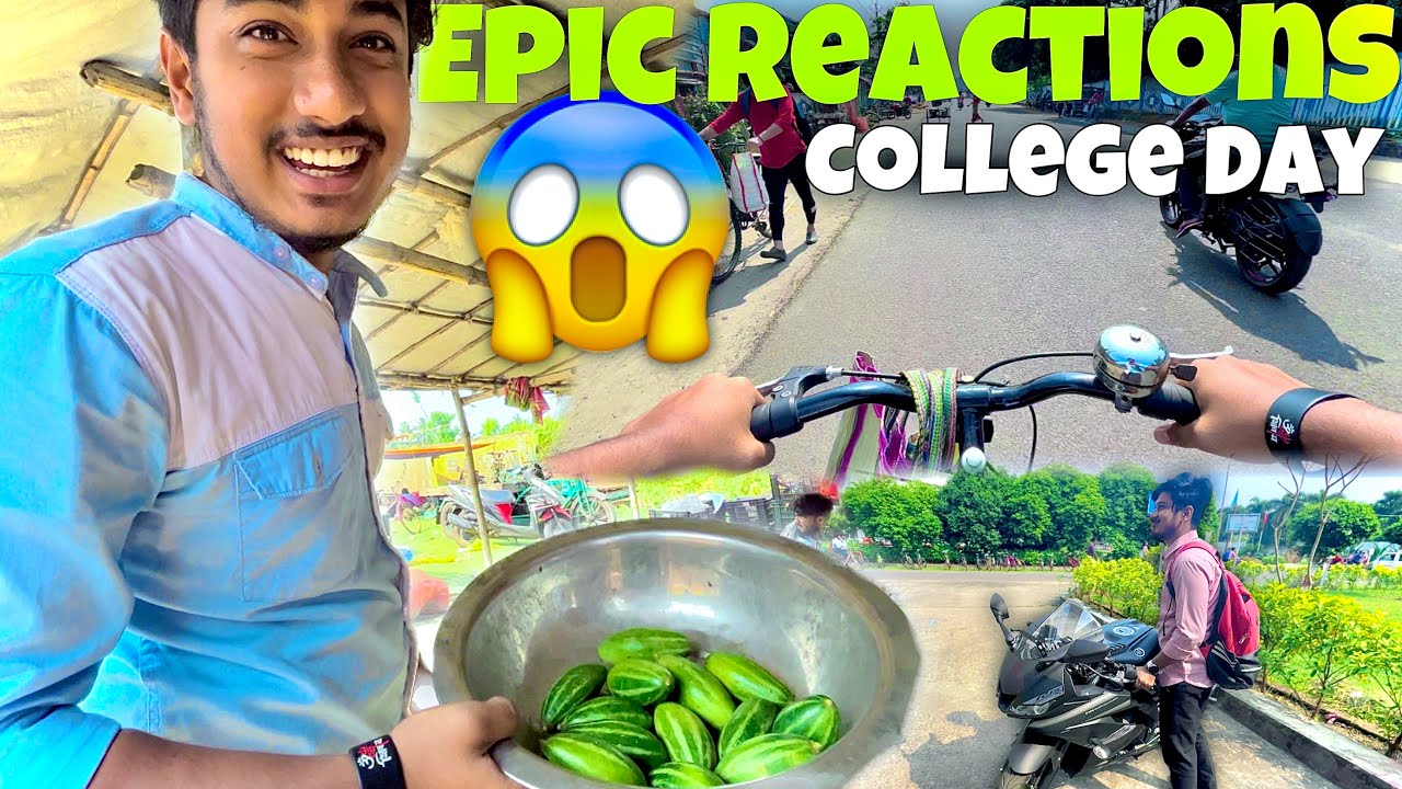 Epic Reactions On Panther In College 😱 Cycle Vlogging 😍 - YouTube