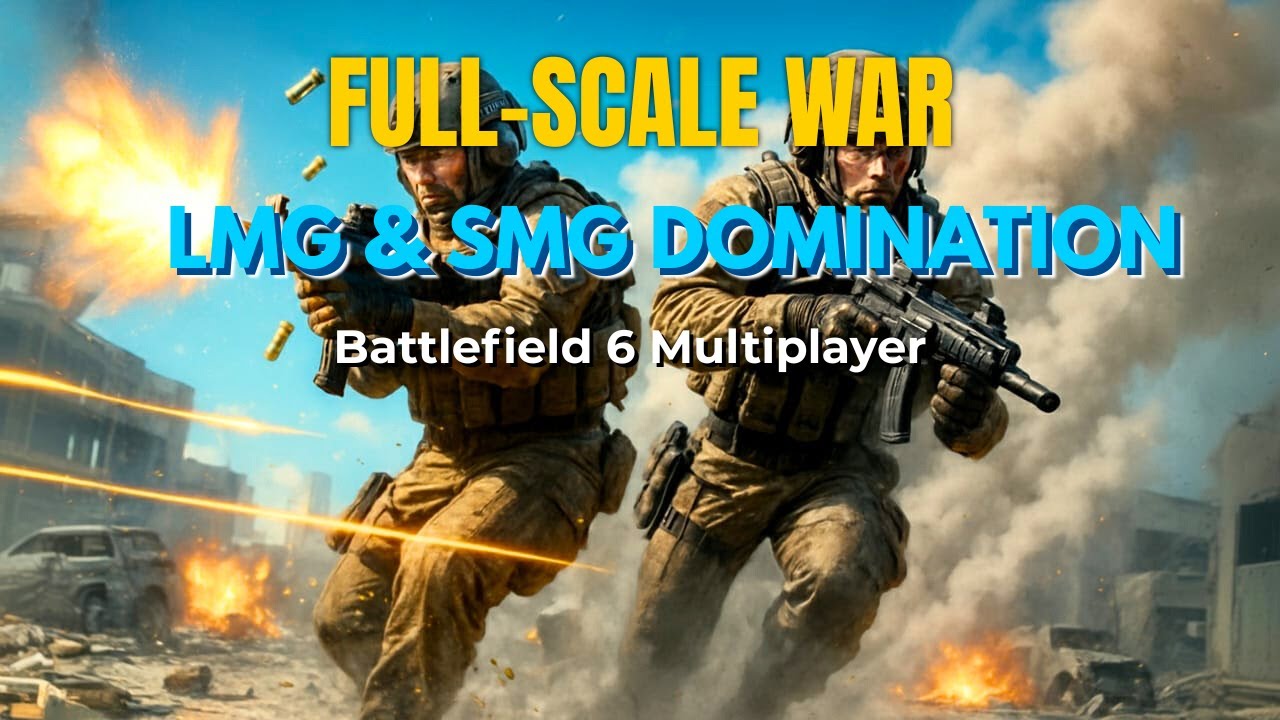 Battlefield 6 💥 LMG & SMG Domination | Unlocking Weapons & Full-Scale ...