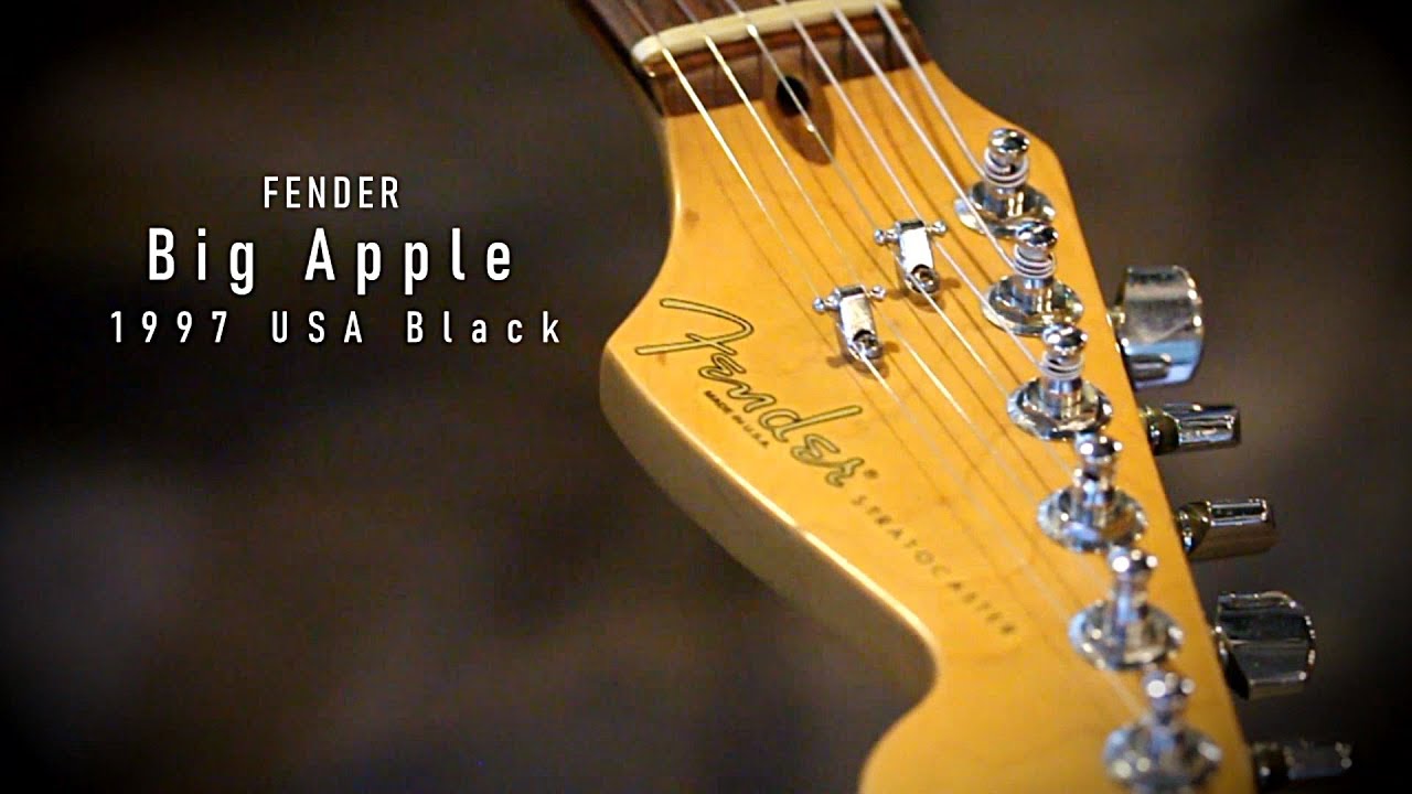 Fender Big Apple 1997 USA Black - YouTube