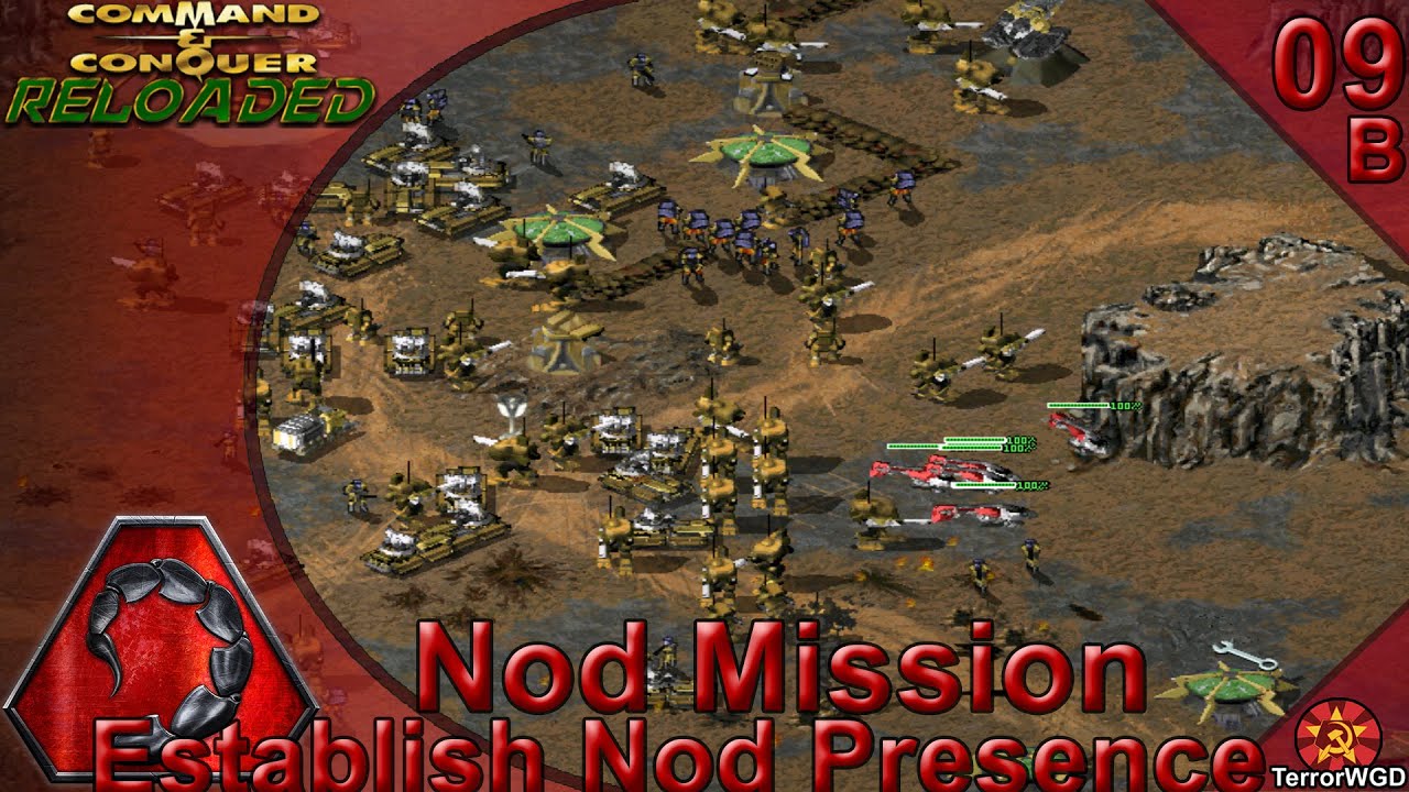 C & C Reloaded│Tiberian Sun│Nod Mission 9B│Establish Nod Presence - YouTube