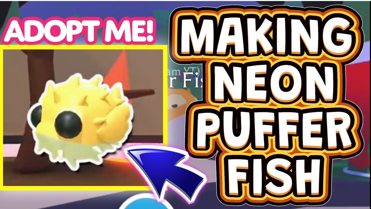 NEON PUFFER FISH in Adopt Me! Danger Egg Update - YouTube