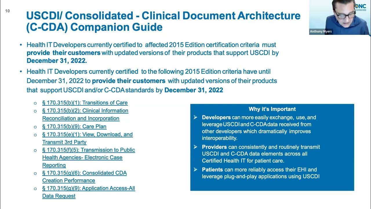 ONC Health IT Certification Program Developer Roundtable - YouTube