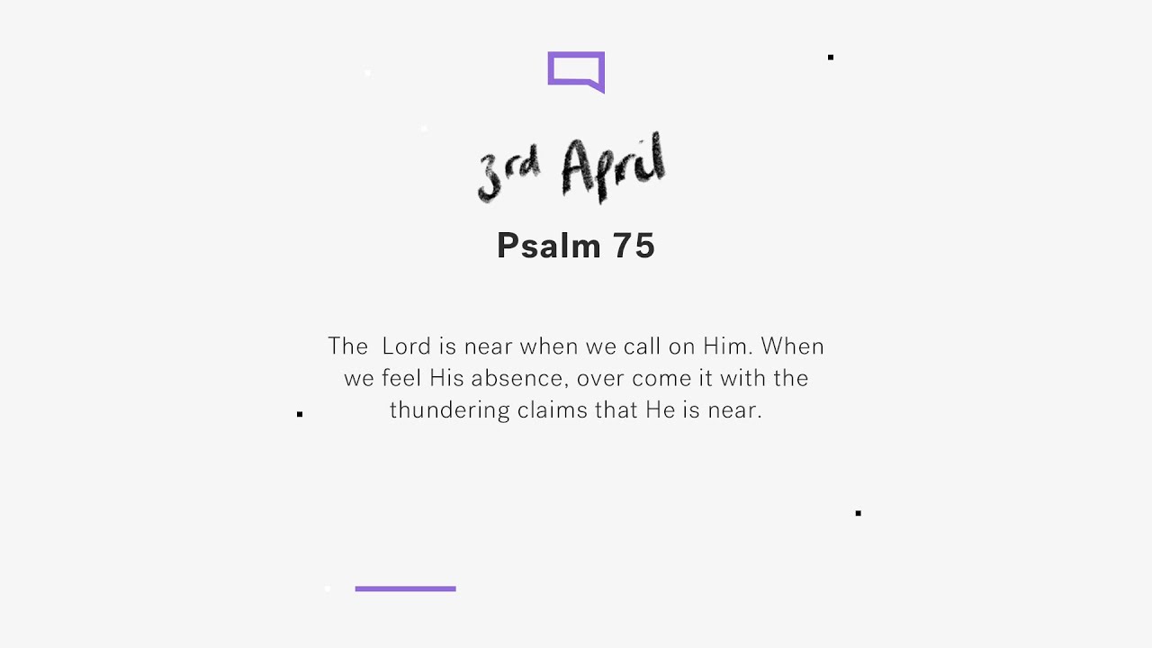 Daily Devotions Psalm 75 YouTube