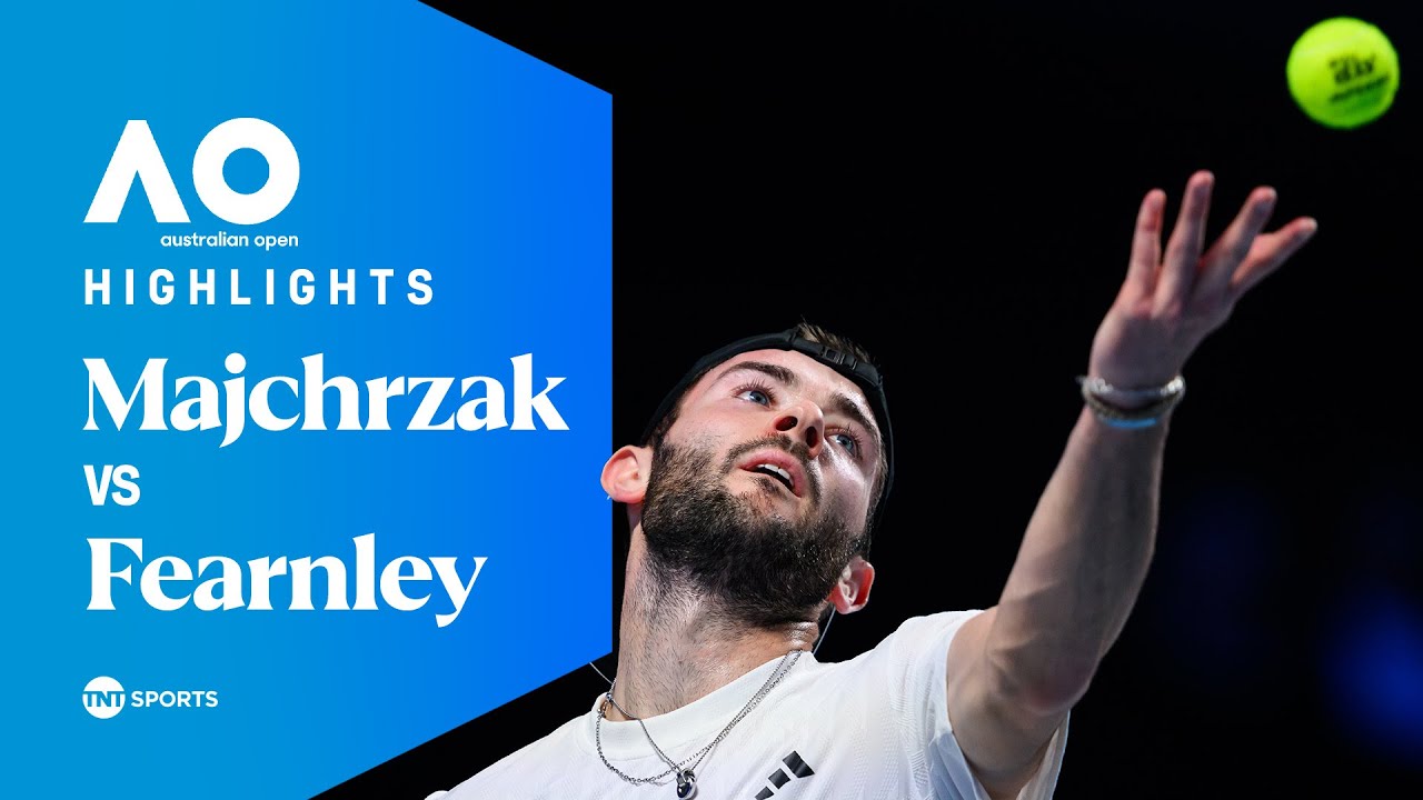 Kamil Majchrzak vs Jacob Fearnley | Round One | Australian Open 2026 ...