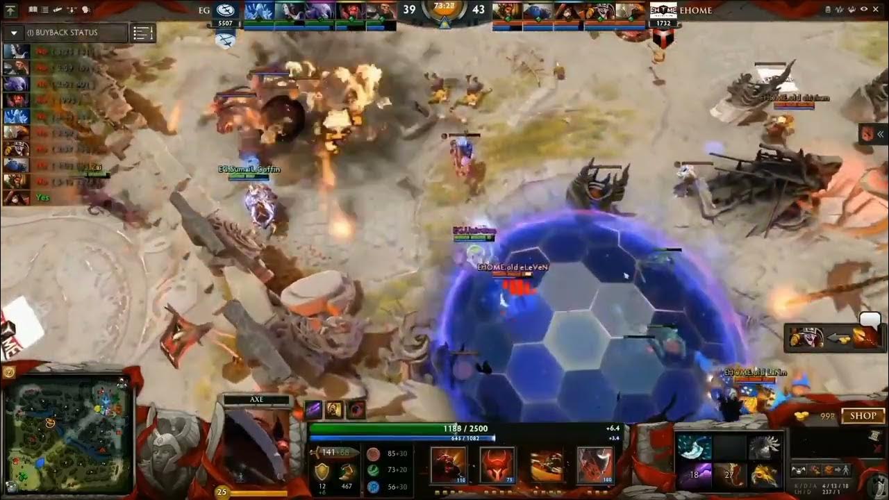 Ti6 Eg VS Ehome | Impossible comback make possible by EG @Dota 2 - YouTube
