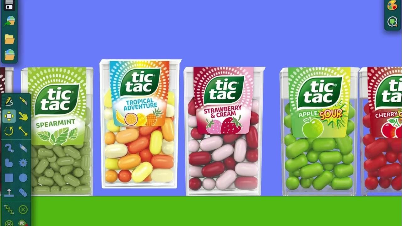 Tic Tac Flavors (Algodoo) - YouTube