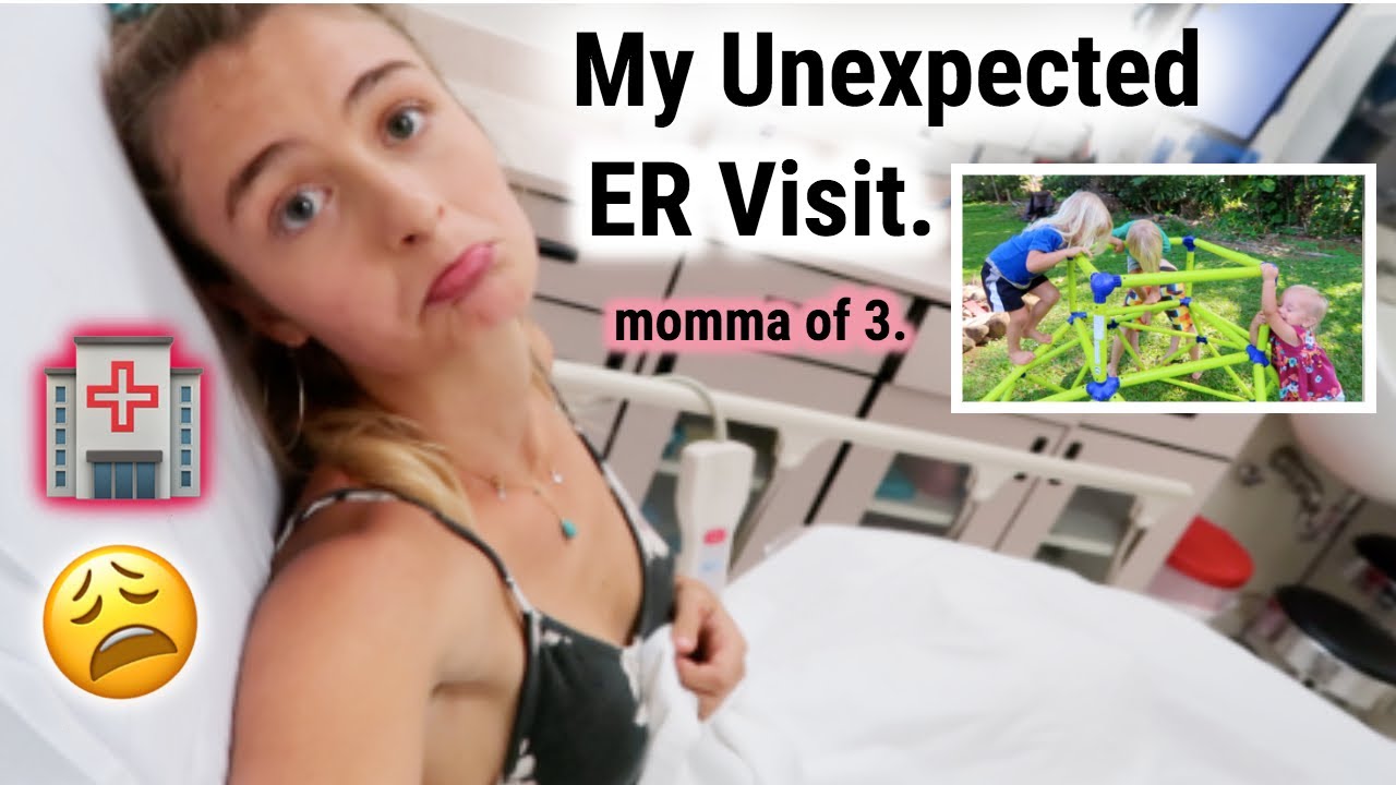 Unexpected Trip To The Emergency Room Mom of 3 Freak Accident - YouTube