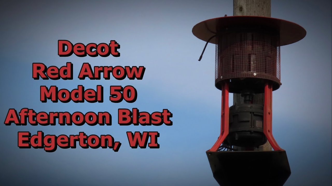Decot Red Arrow Model 50, Afternoon Blast, Edgerton, WI - YouTube