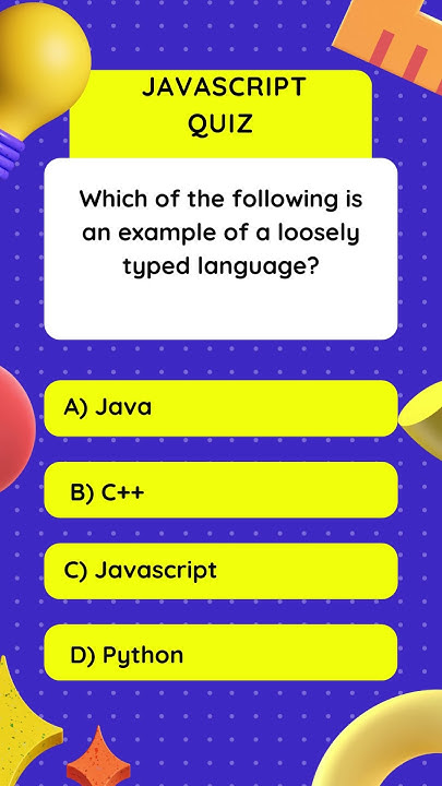 Which of the following is an example of a loosely typed language# ...