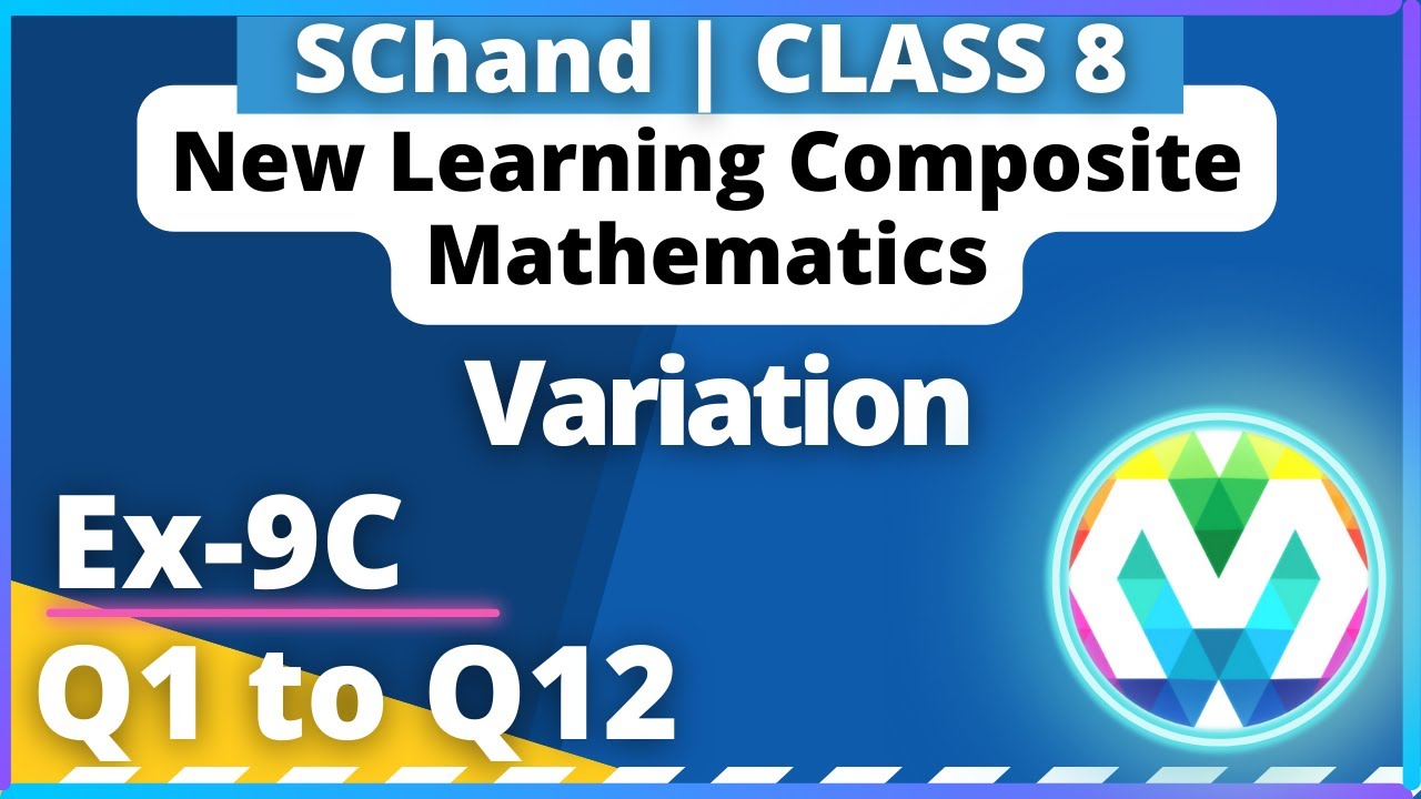 Q1 to Q12 | Ex-9C | Class 8 | S.Chand | New Learning Composite maths ...