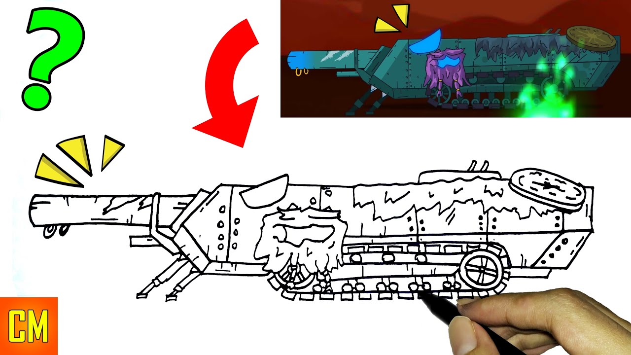 Cara Menggambar Tank kartun Gerand | Part 2 - Who is he? - YouTube