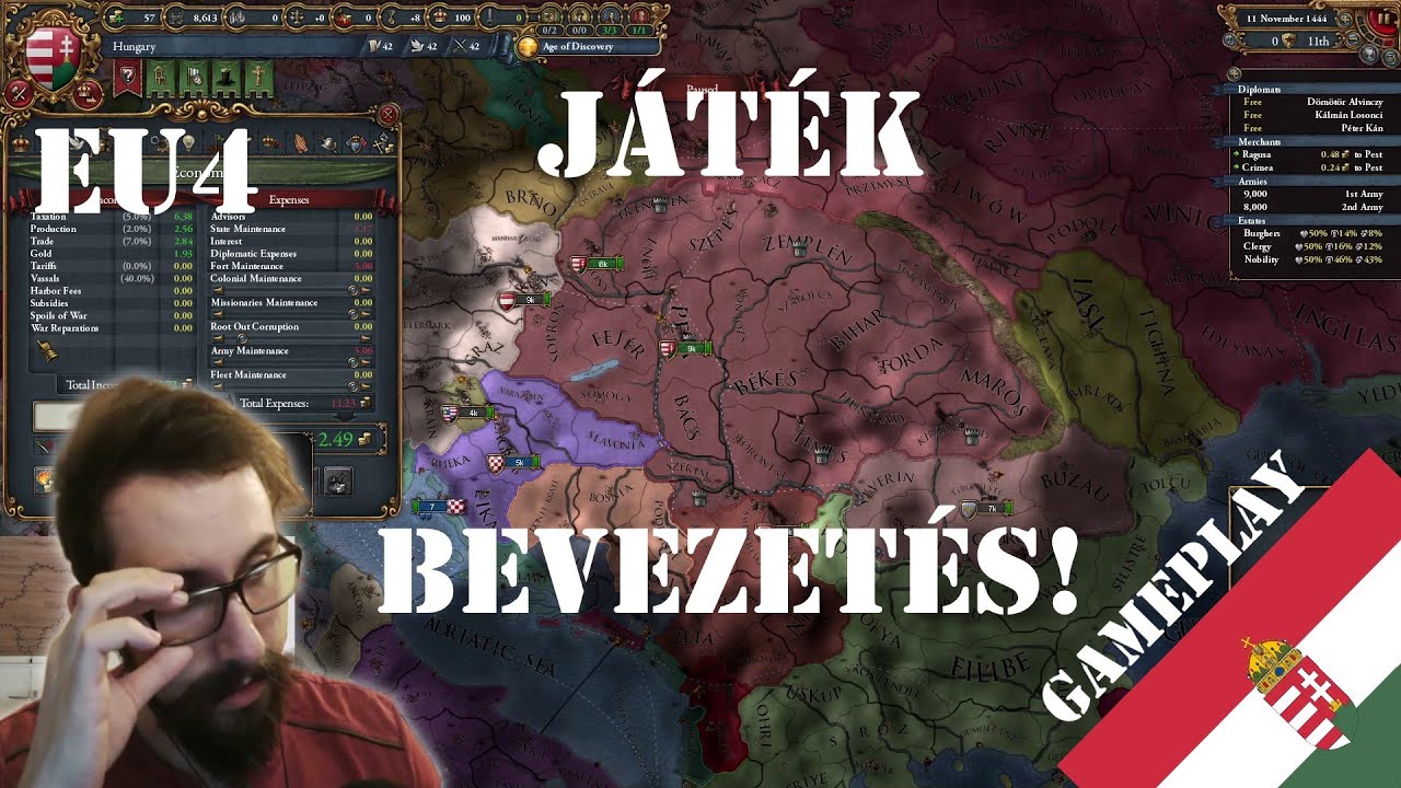 Bevezetés | Europa Universalis IV | Gameplay | TMGreat - YouTube