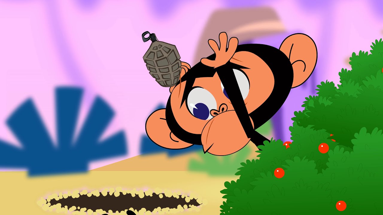 Pop Goes The Weasel Rhymes | Monkey Song for Kids - YouTube