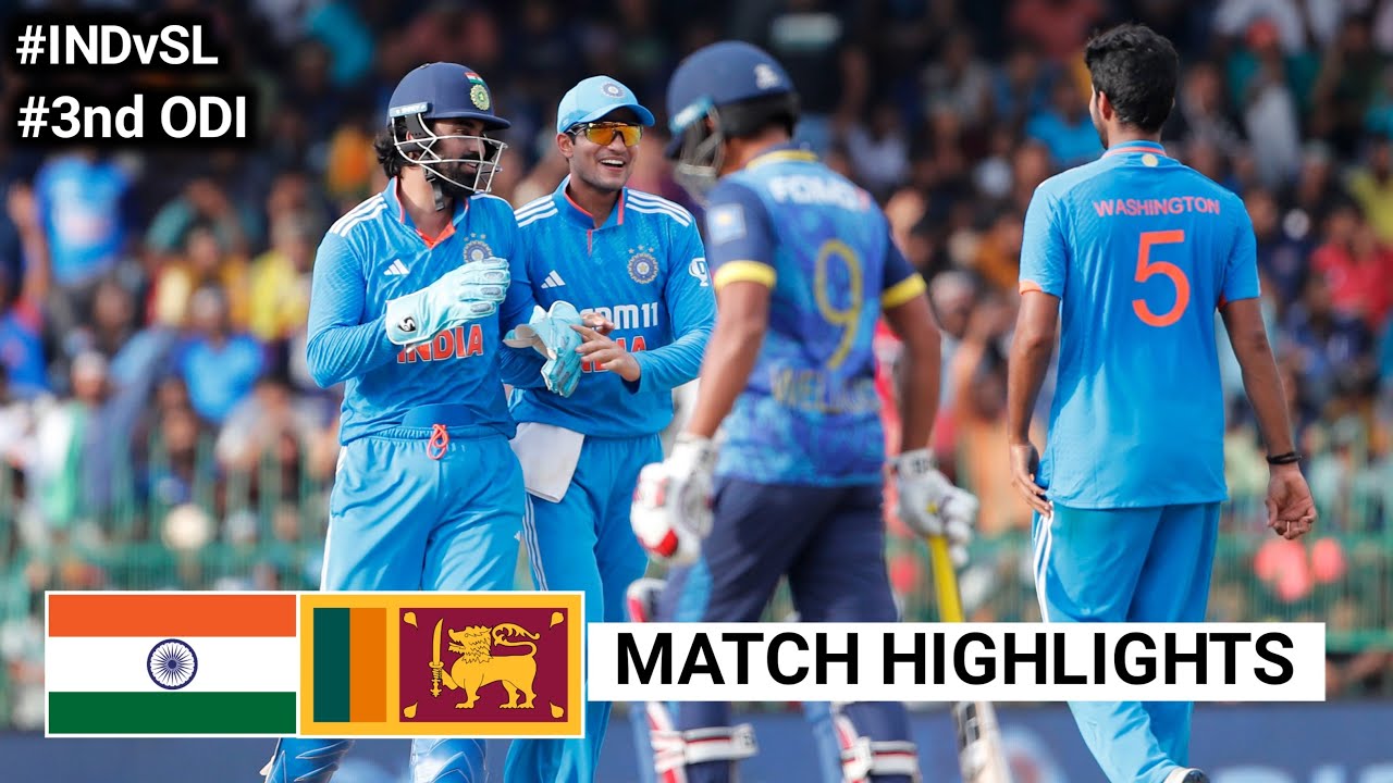India vs Sri Lanka 3rd ODI Highlights 2024 | IND vs SL ODI Highlights ...
