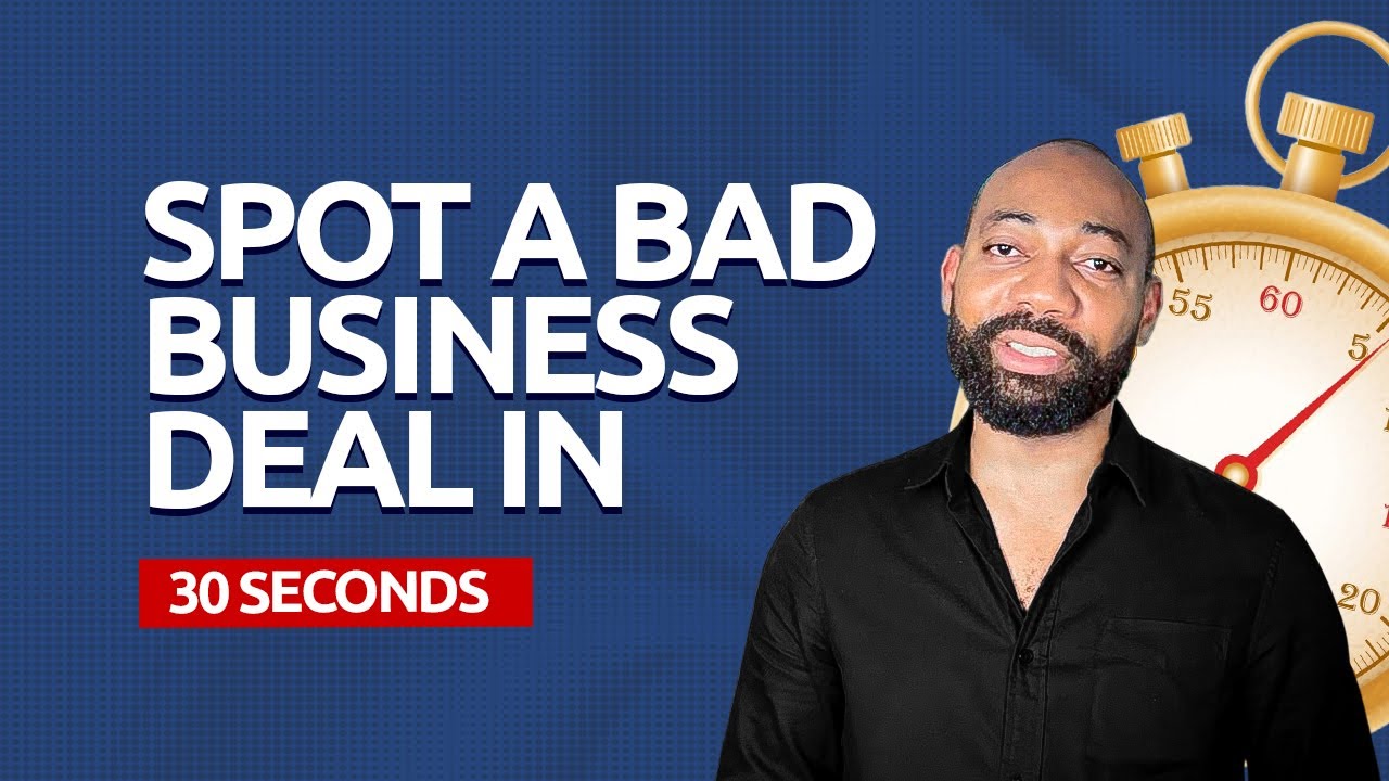 5 Red Flags of a Bad Business Deal 🚩 - YouTube