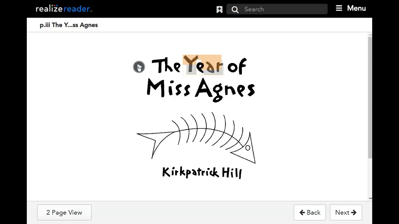 Chapter 12 The Year of Miss Agnes - YouTube