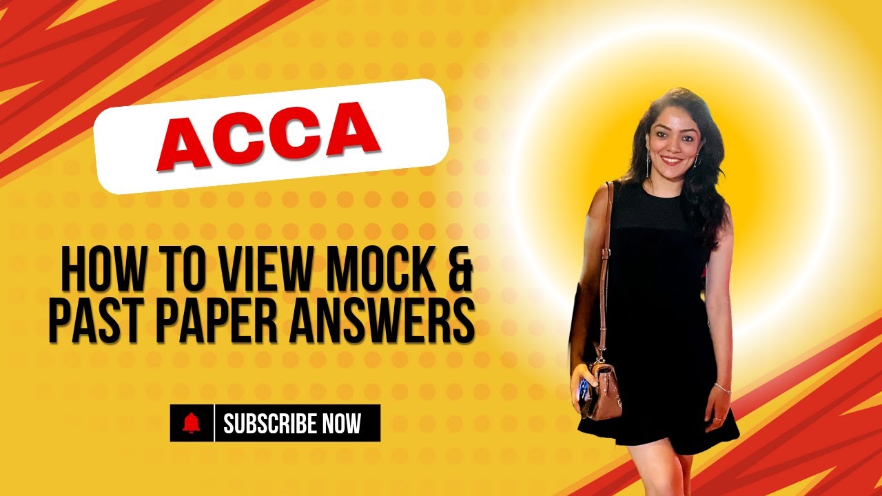 How to View ACCA Mock & Past Paper Answers? - YouTube