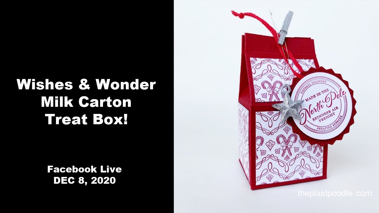 Wishes & Wonder Milk Carton Treat Holder - YouTube