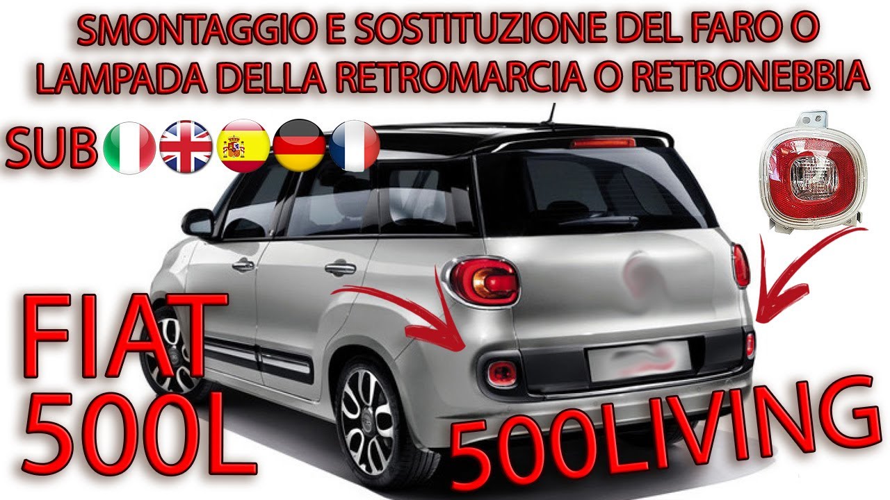 Smontaggio/sostituzione faretto/lampada retromarcia/retronebbia - FIAT ...