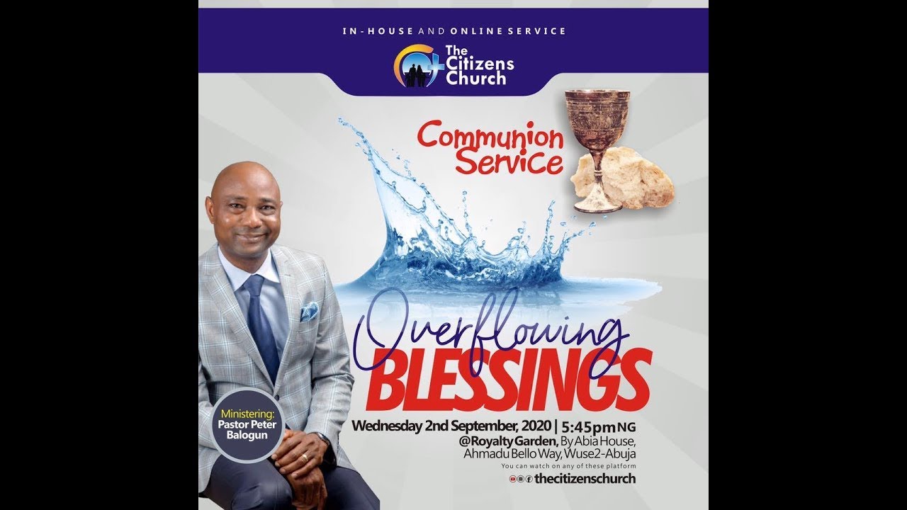 Overflowing Blessings - Pastor Peter Balogun - YouTube