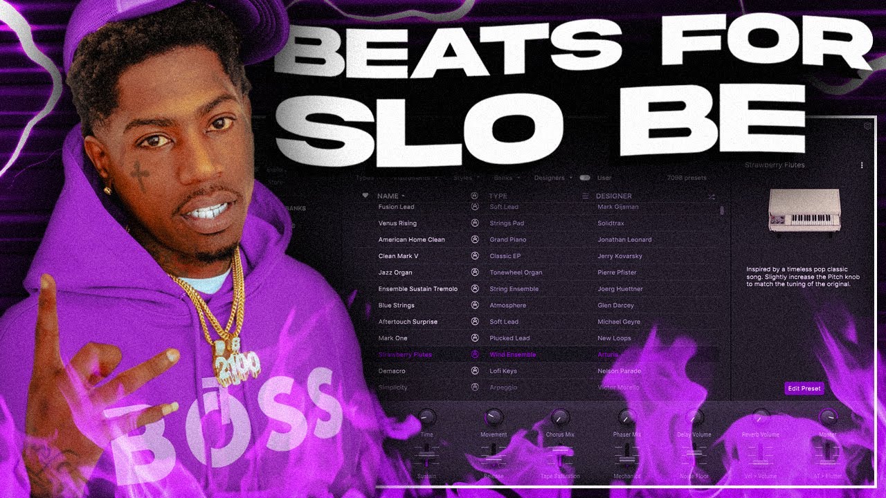 How I make beats for Young Slo-be | How to make a Slo-be type beat ...