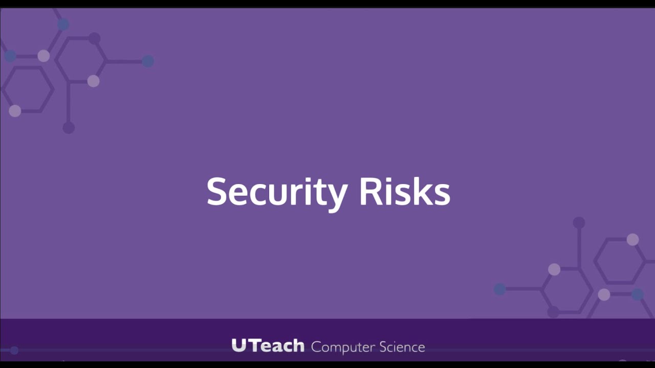 Quick Bit: Security Risks - YouTube
