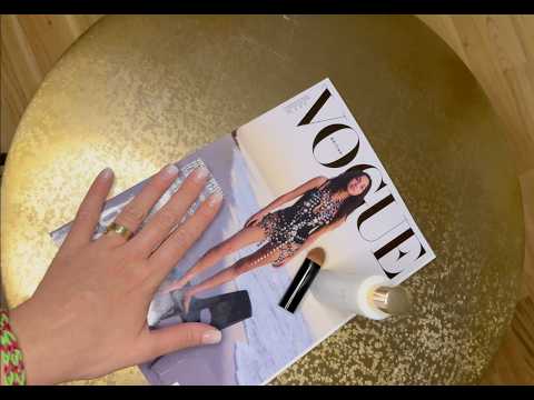 ASMR Vogue magazine whispering