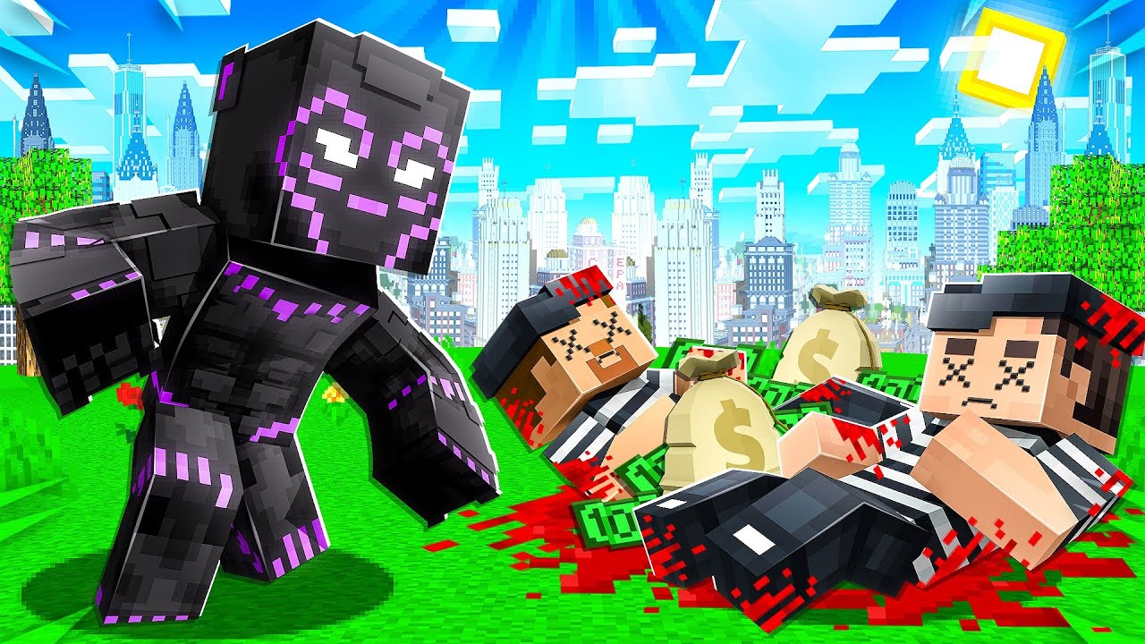 I Became BLACK PANTHER in MINECRAFT! - YouTube