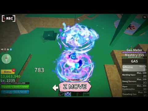 NEW GAS FRUIT FULL SHOWCASE (blox fruit gas fruit full showcase). - YouTube