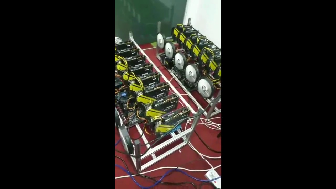GTX 1070 8 GPU Mining Rig - YouTube