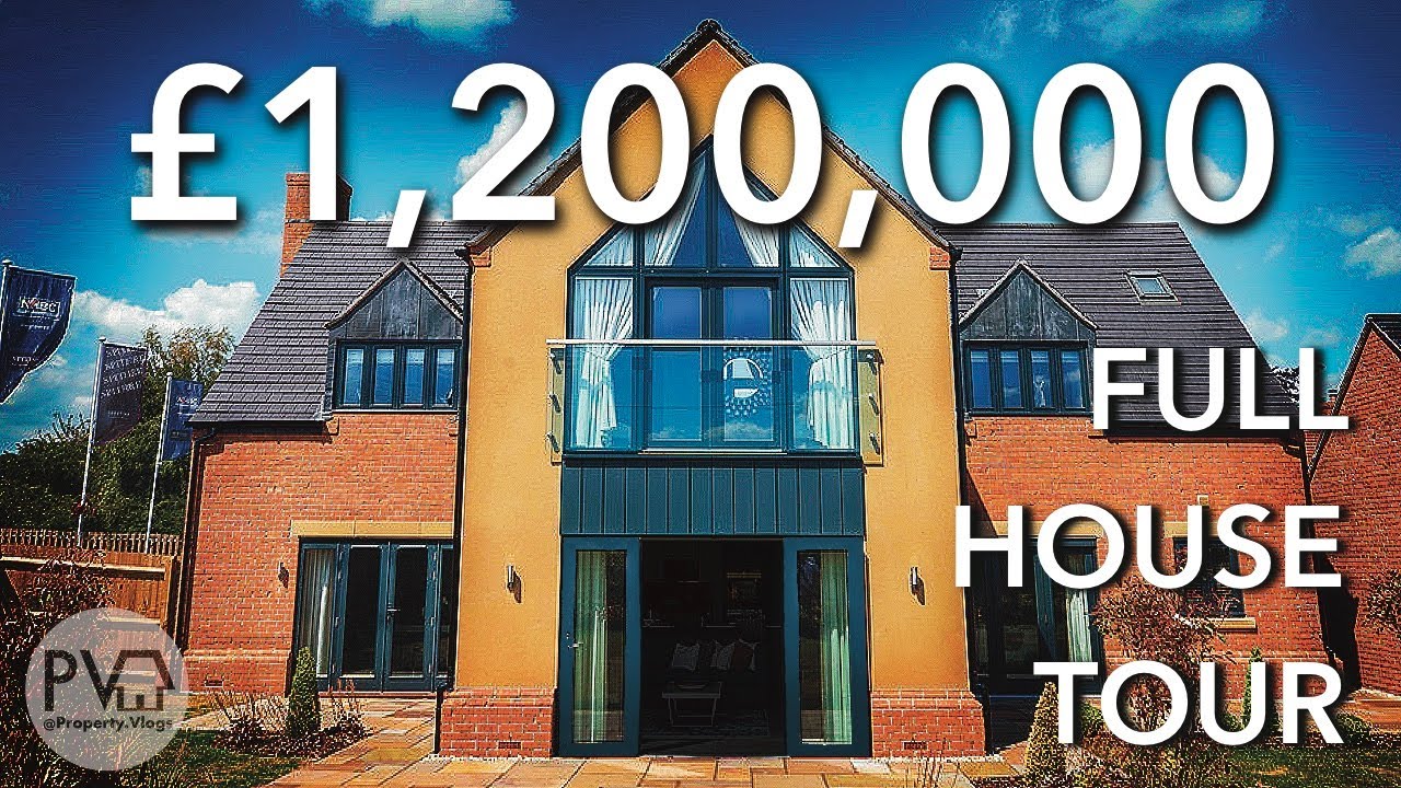 Touring a £1,200,000 Contemporary LUXURY New Build Property | Midlands ...