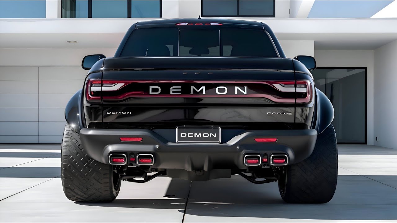2025 Dodge Demon Pickup Truck: The Muscle Car That Became a Beast ...