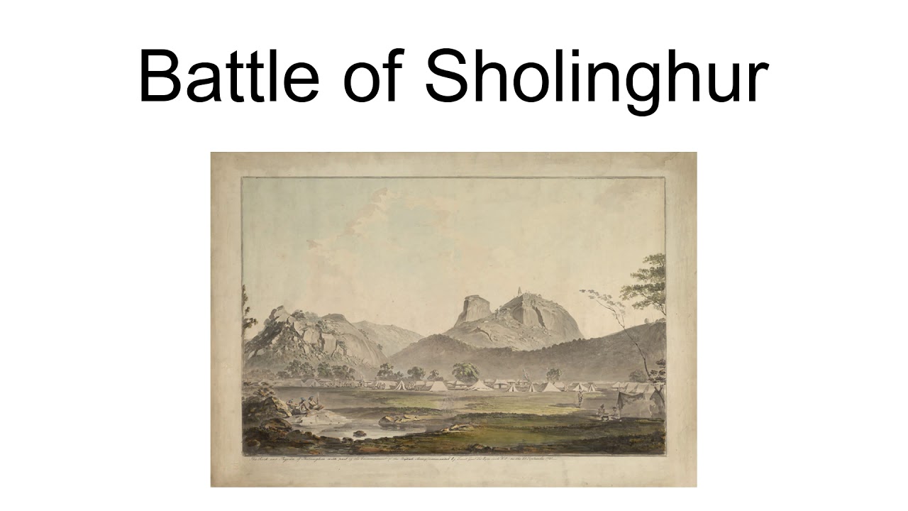 Battle Of Sholinghur - YouTube