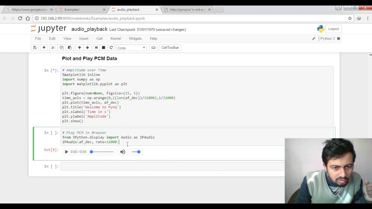 Pynq Fpga 4th Session On Audio Processing And Python Examples By Digitronix Nepal Youtube